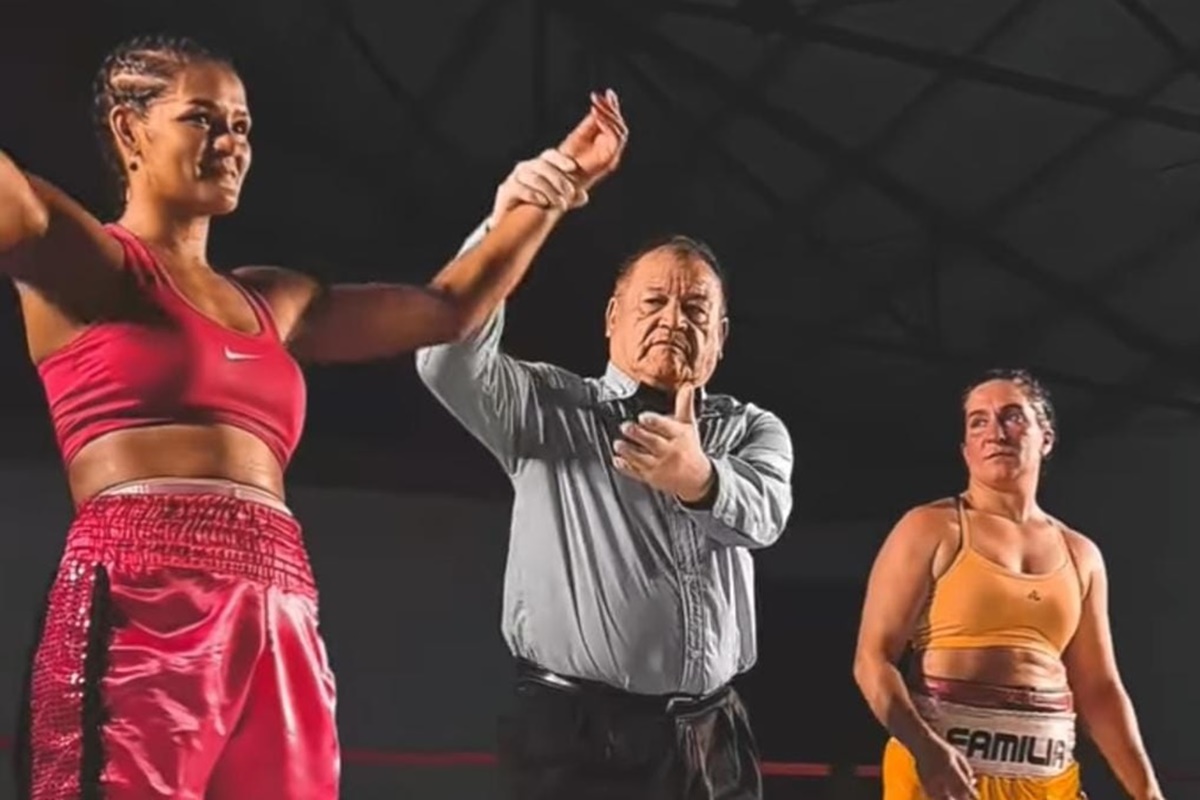 La "Panterita" Lescano brilló en una gran noche de box en el Gimnasio ...